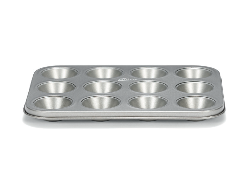 Forma pentru 12 mini-briose, otel, 25 cm, colectia SilverTop - PATISSE
