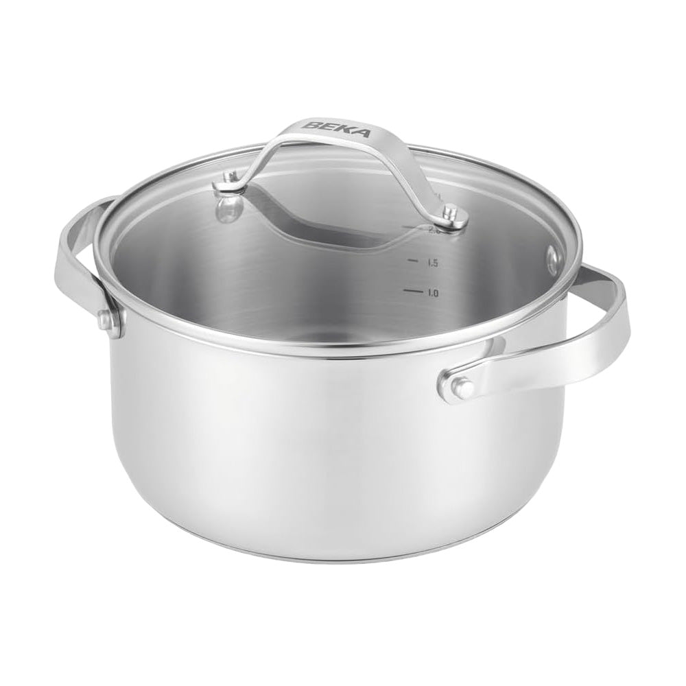 Oala cu capac, inox, 2.8 L, 20 cm, Cicla - Beka